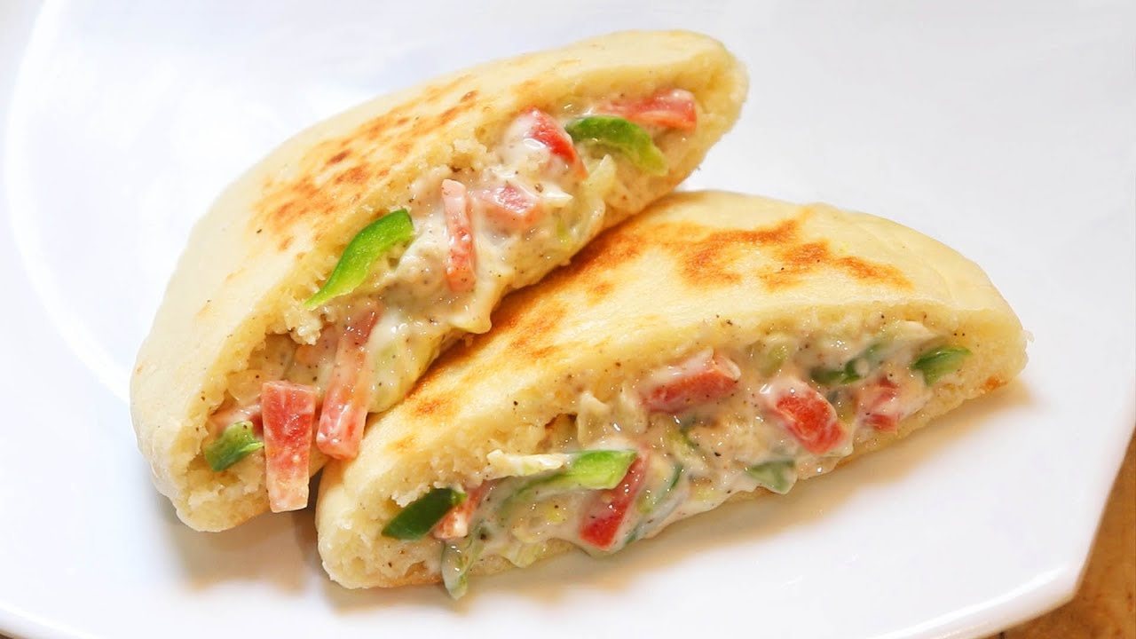 Mini Pocket Shawarma Without Oven On Tawa | Pocket Veg. Shawarma | Kids ...