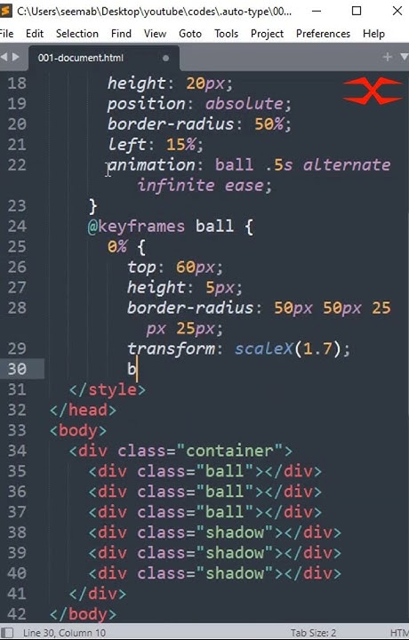 Colorful Ping Pong Balls | HTML CSS - YouTube