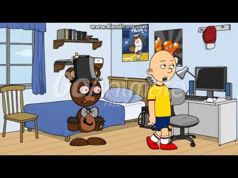 Caillou in Five Nights at Freddys 4 - YouTube
