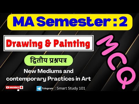 MA 2nd Semester | Drawing and Painting | Kanpur University #paper2 # ...