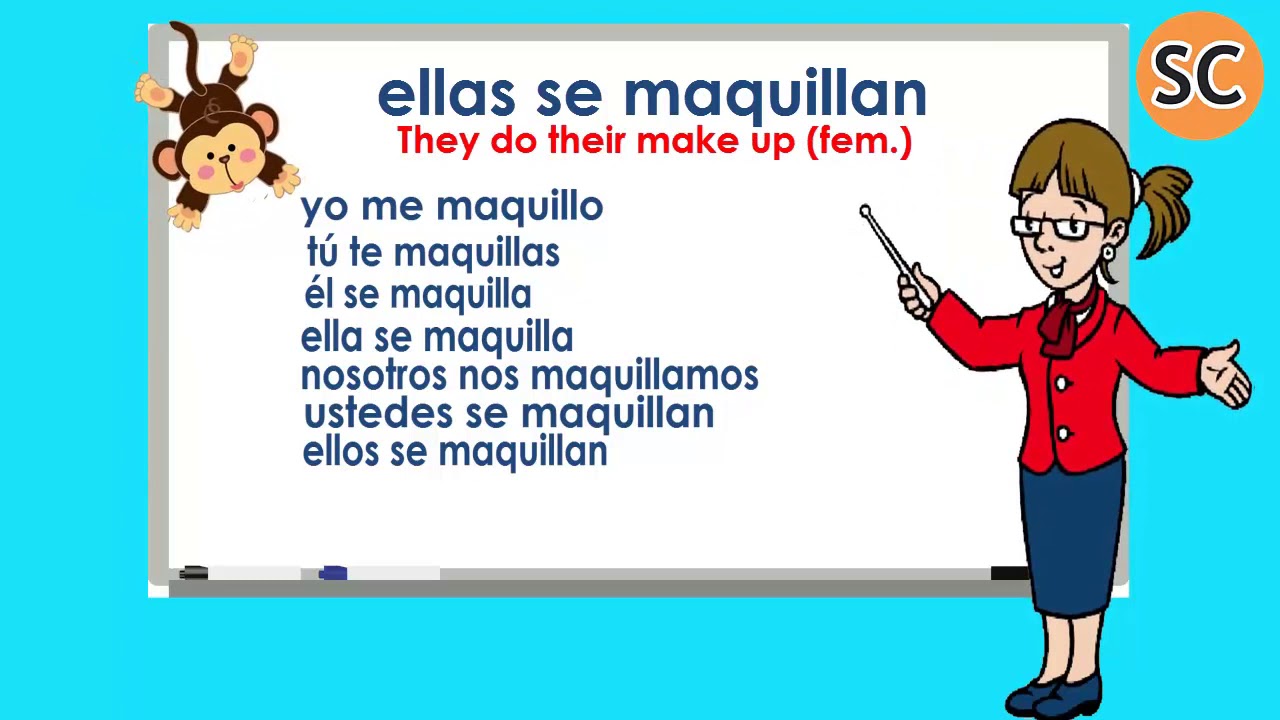 El Verbo Maquillarse Tiempo Presente To Make Up Present Tense Spanish Conjugation YouTube el-verbo-maquillarse-tiempo-presente-to-make-up-present-tense-spanish-conjugation-youtube