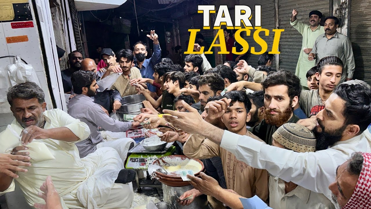 Famous Tari Lassi | Babar Bong Paye | Ramadan Sehri Street Food ...