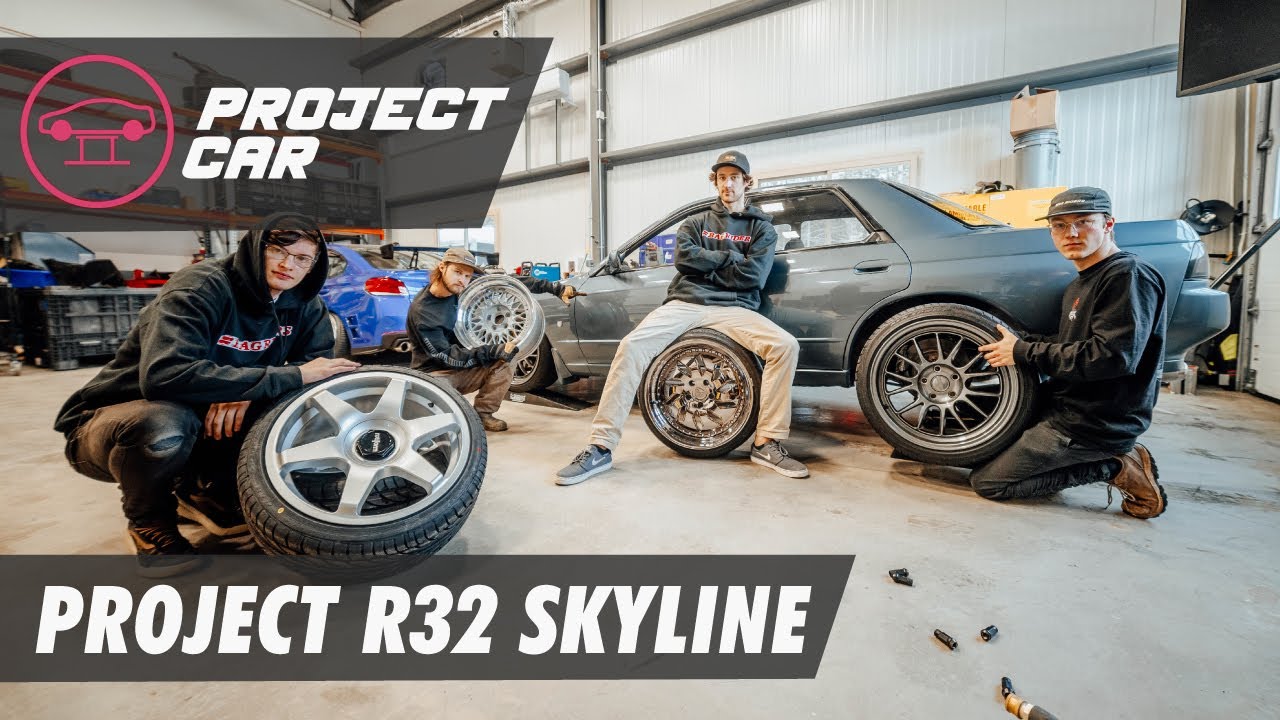Bagging our R32 Skyline with Air Lift 3P! - YouTube