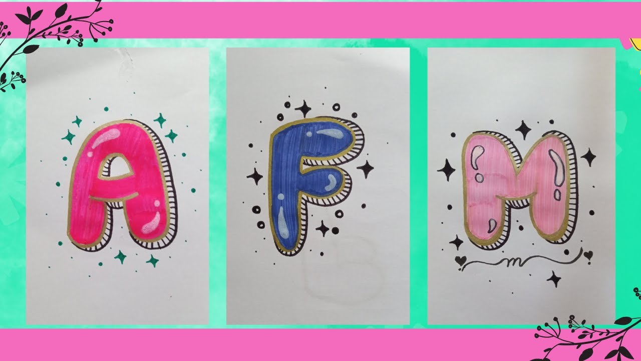 Alphabet Lettering Styles | Creative Alphabet Lettering | The Chosen ...