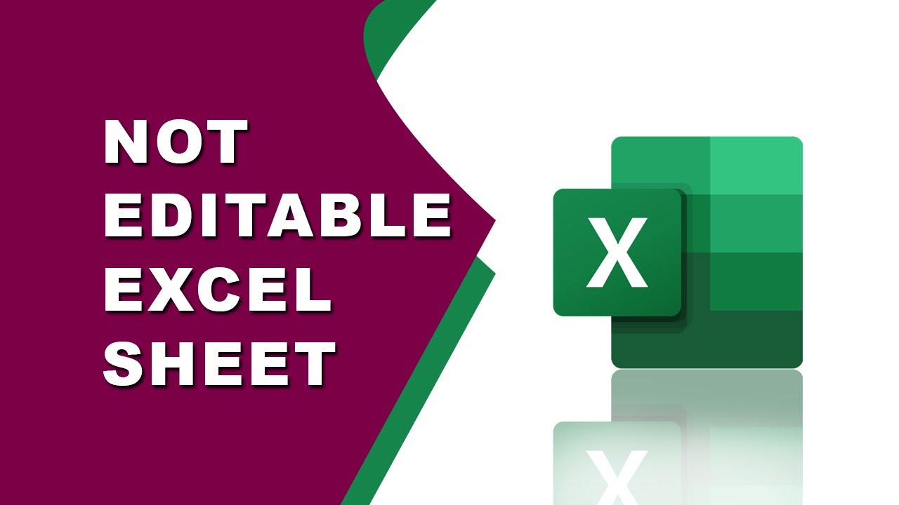 How to lock an Excel sheet from editing - YouTube