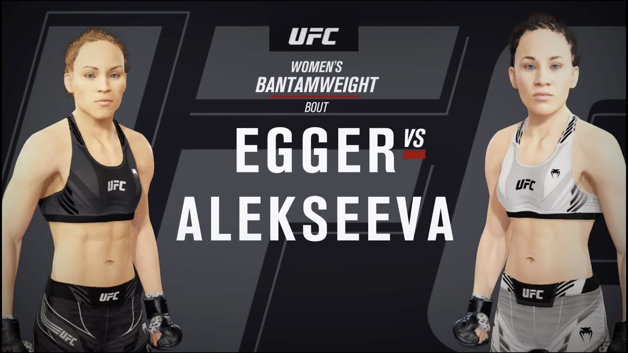 UFC Vegas 72: Egger vs Alekseeva (UFC 4 Simulation) - YouTube