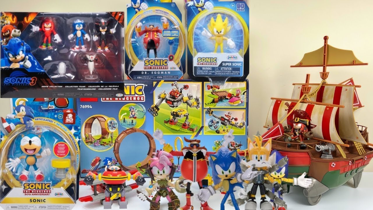 8 Minutes unboxing Sonic The Hedgehog Set Unboxing | Newest Sonic Prime ...