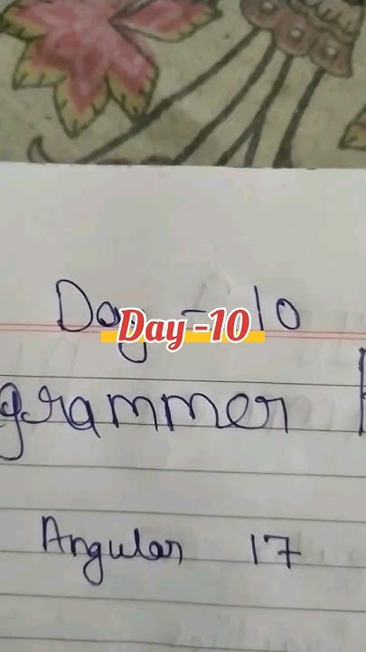 Day 10 Angular 17 Learn Angular Basic To Advance Setup Angular Angular Angular17