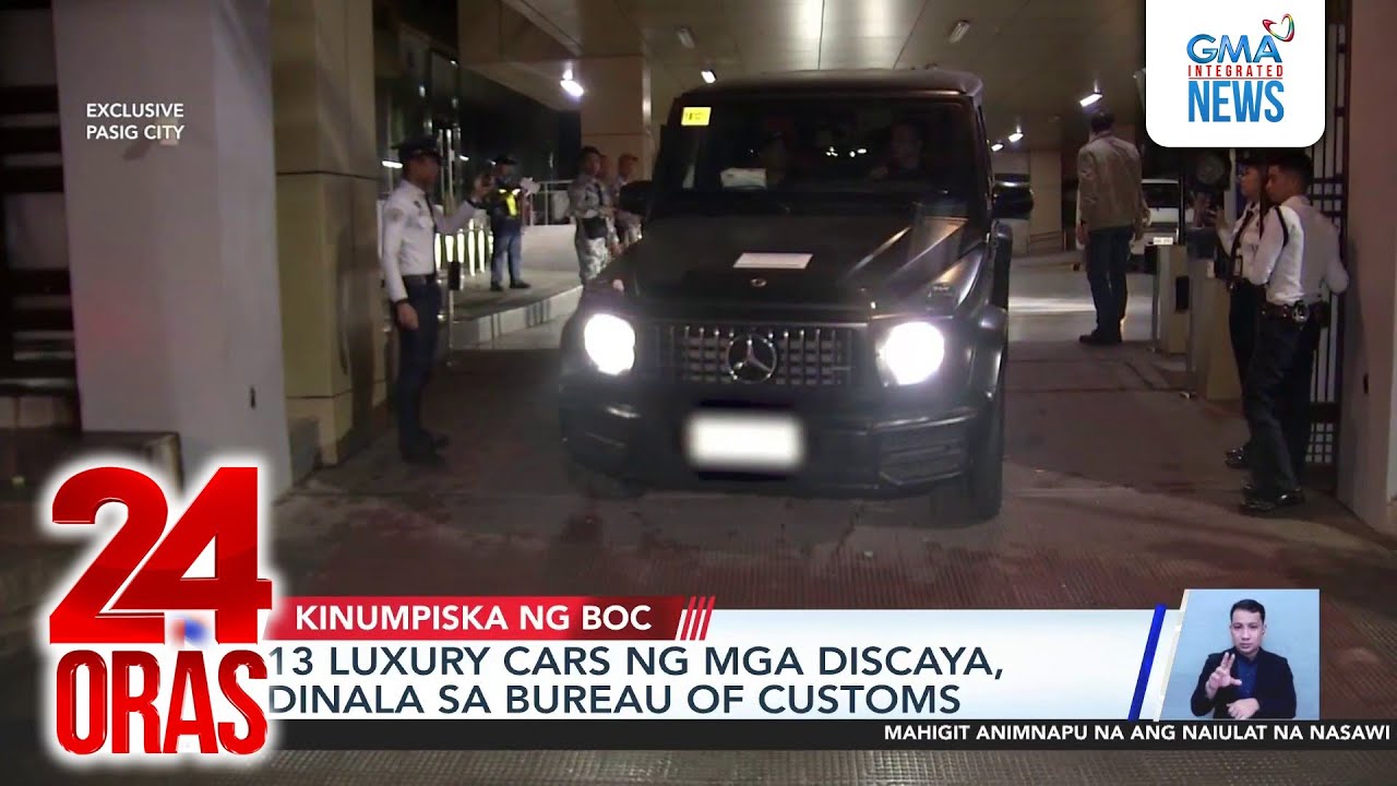13 luxury cars ng mga Discaya, dinala sa Bureau of Customs | 24 Oras ...