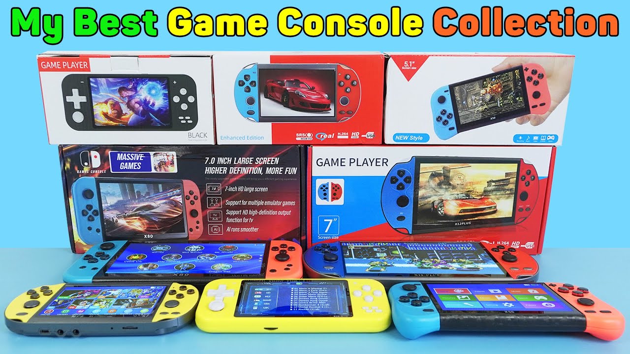 My Best Game Console Collection - Retro Gaming And Handheld | Unboxing ...