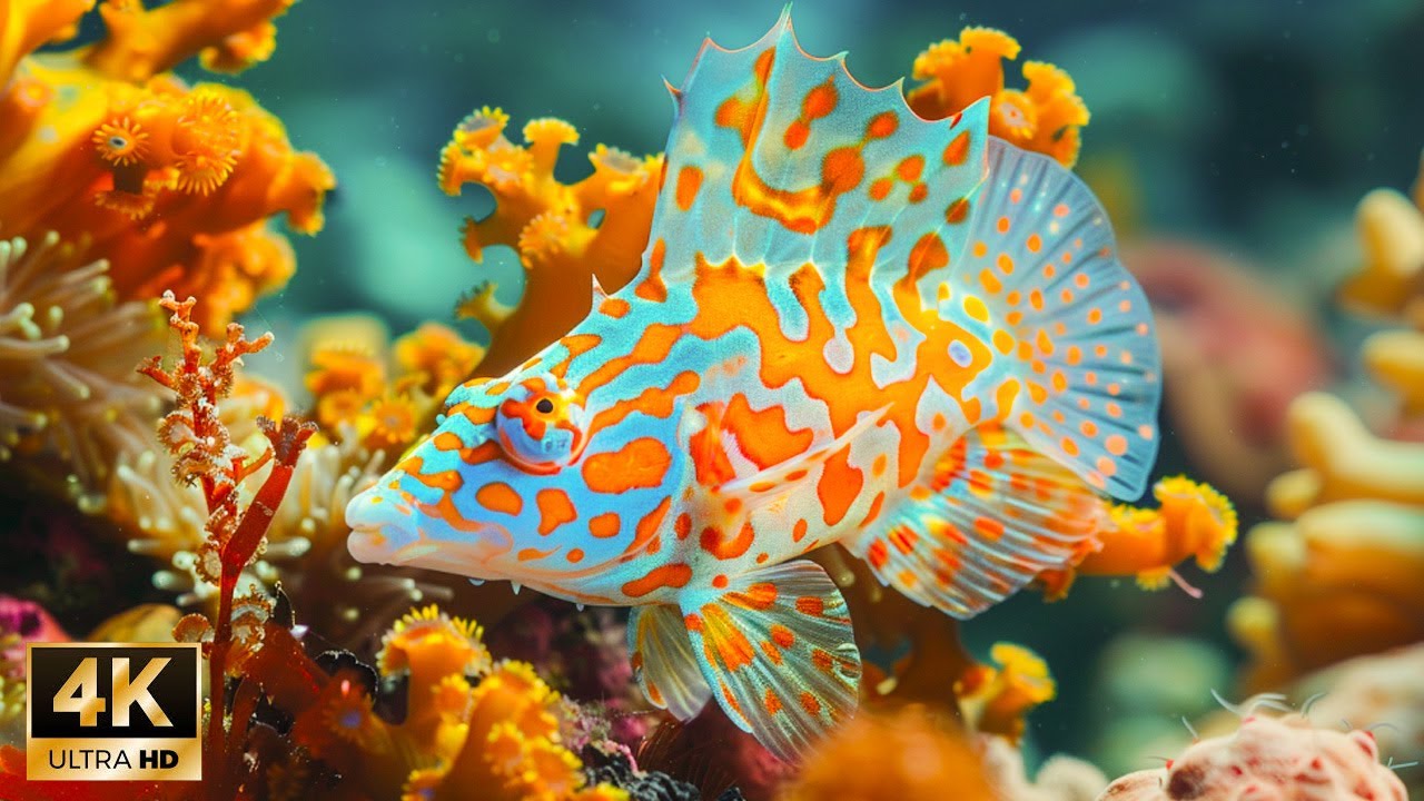 Aquarium 4K (ULTRA HD) - Witness the Pristine Beauty of the Most Exotic ...