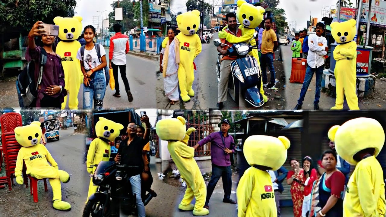 Amazing Teddy bear prank😂 | Proposing a cute gril bakchodi & dance🐻 ...