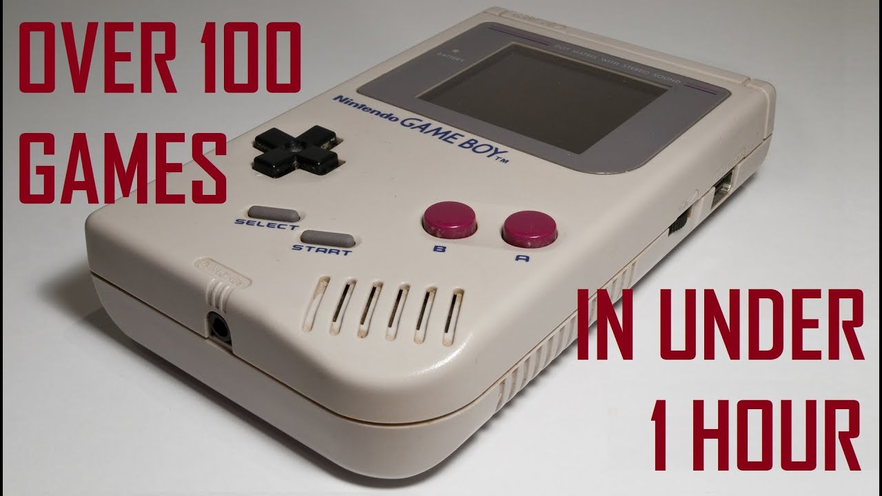 Over 100 Nintendo Game Boy Games In Under 1 Hour - YouTube
