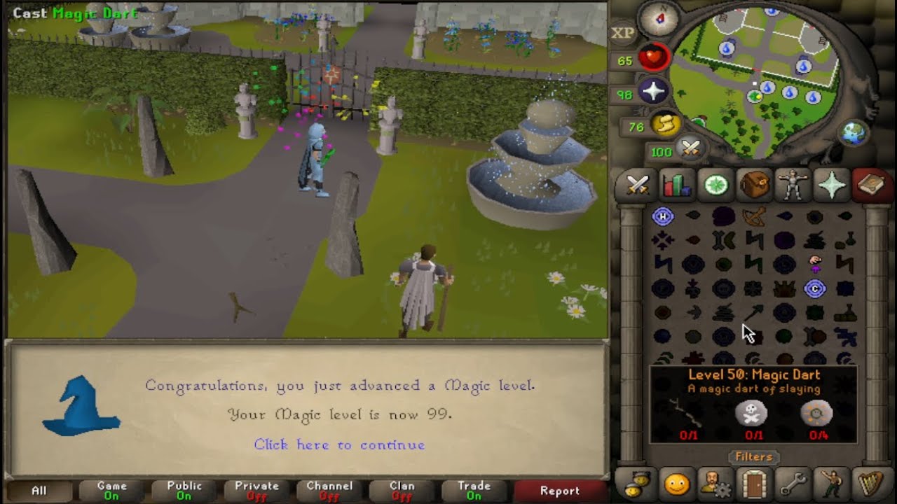 Runescape (osrs) - 99 Magic - YouTube