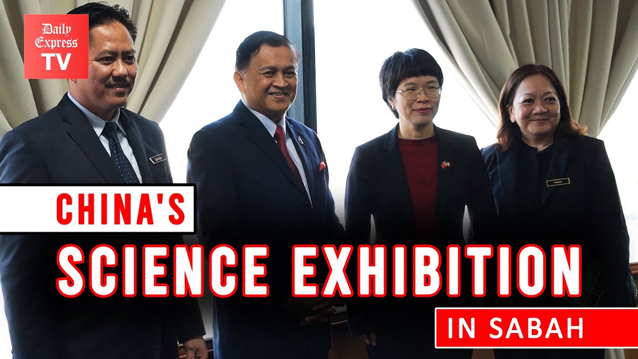 China's science exhibition in Sabah - YouTube