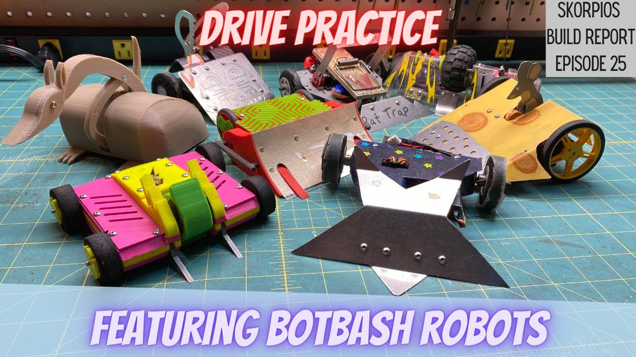 Bot Bash Drive Practice!!! [Skorpios Builder Blog Ep. 25] - YouTube