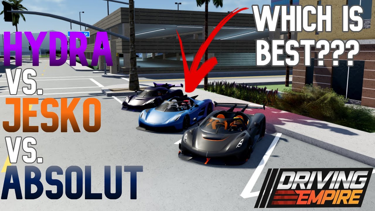 WHICH IS BEST? The Koenigsegg Jesko vs Absolut vs Hydra SHOWDOWN in ...