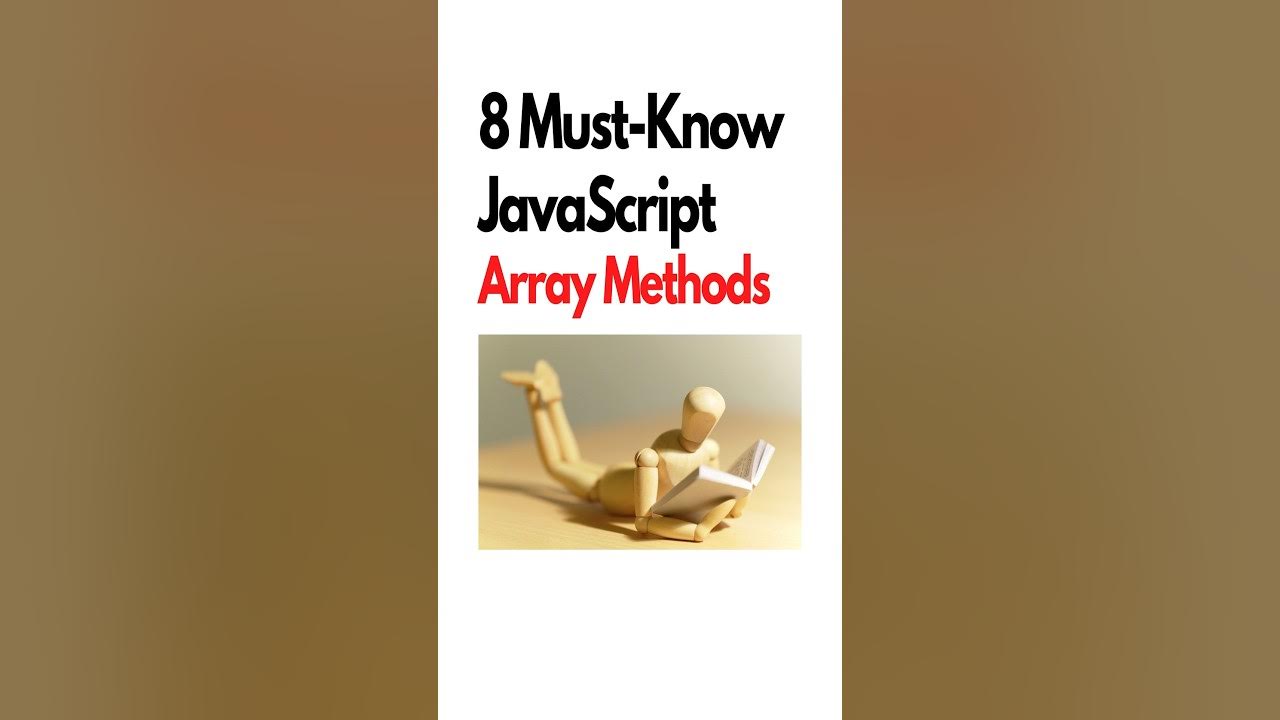 Javascript Array Method Coding Javascript Programming Youtube