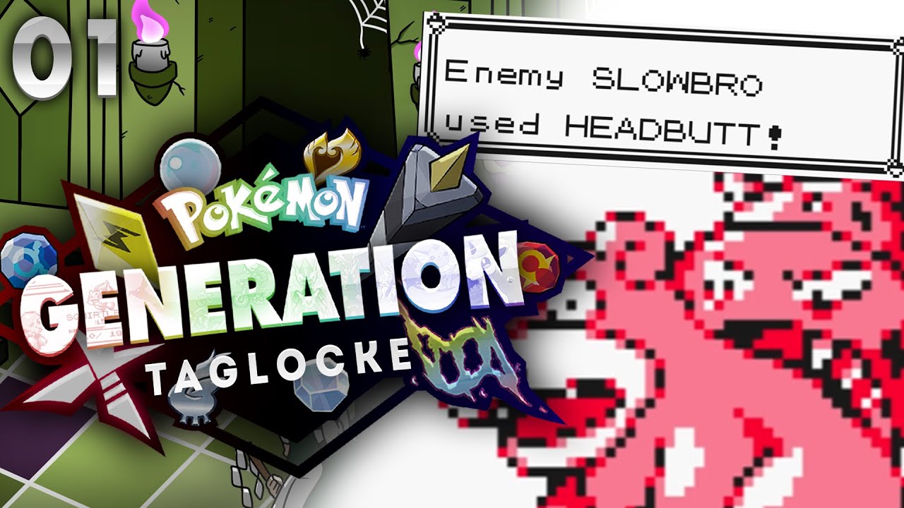 SLOWBRO OP?! Pokémon Generations Taglocke: Generation 1 Episode 1 - YouTube