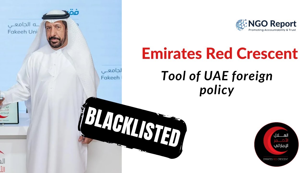 Emirates Red Crescent: Tool of UAE Foreign Policy #EmiratesRedCrescent ...