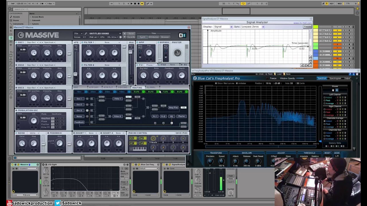Native Instruments Massive Tutorial 17 Fx And Eq Youtube