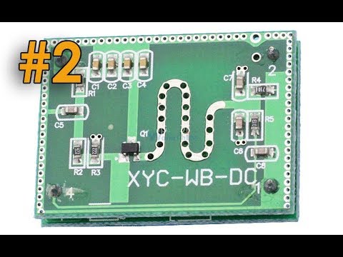 Микроволновый датчик движения XYC-WB-DC часть №2 | Програмная задержка отключения - YouTube