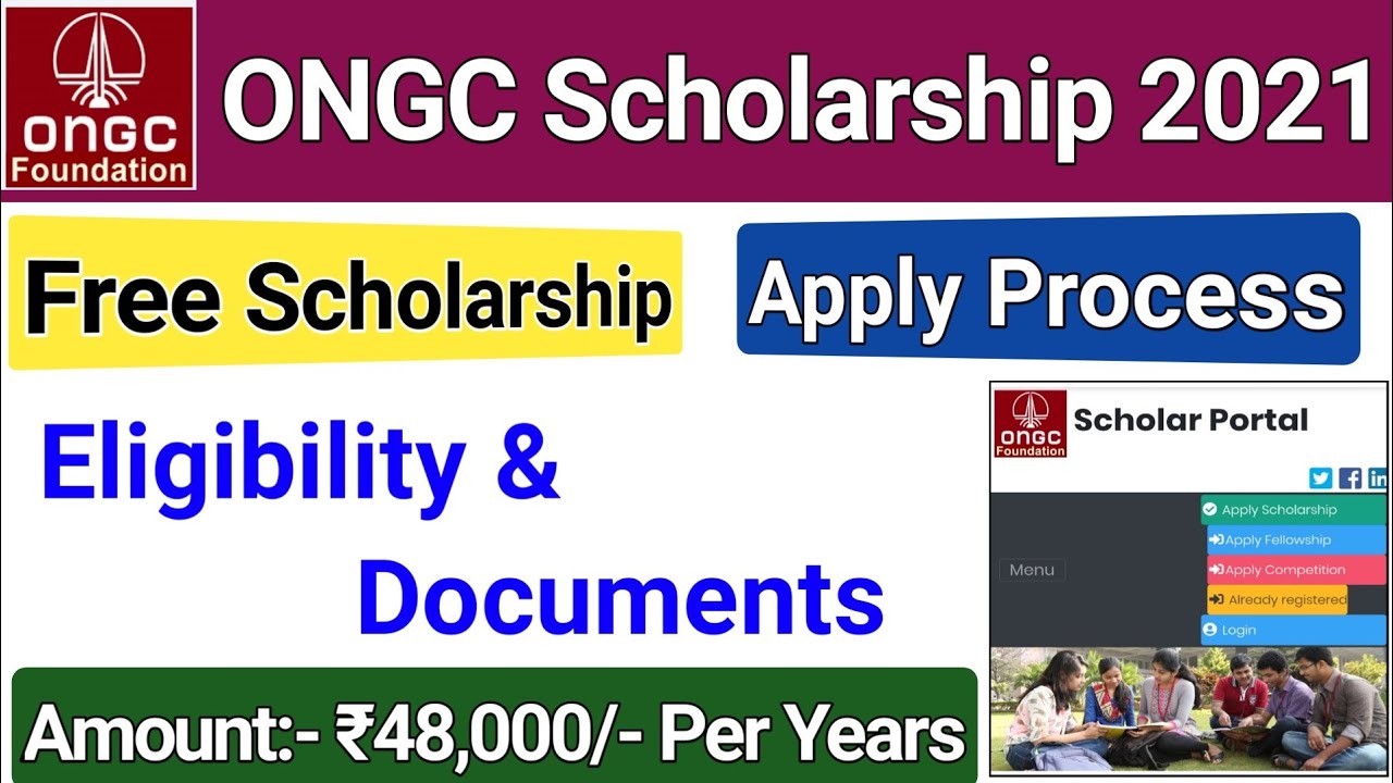 Ongc Scholarship 2022 Eligibility Documents And Apply Process Ict