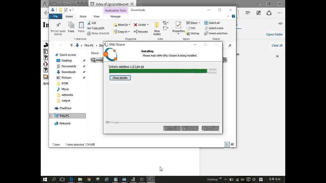 Windows 에서 octave 설치 - YouTube