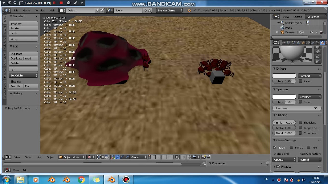 Blender [BGE] Enemy AI - YouTube