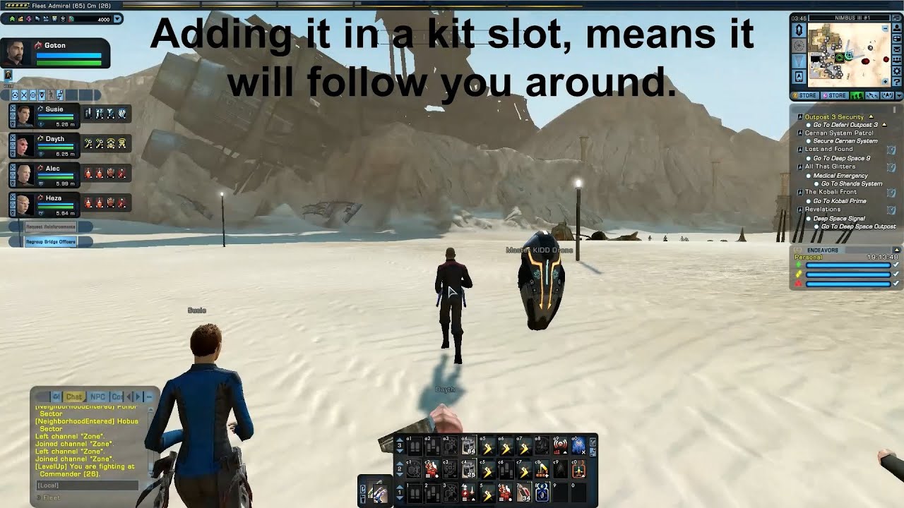 KIDD Drone - using and a potential issue - Star Trek Online (STO) - YouTube