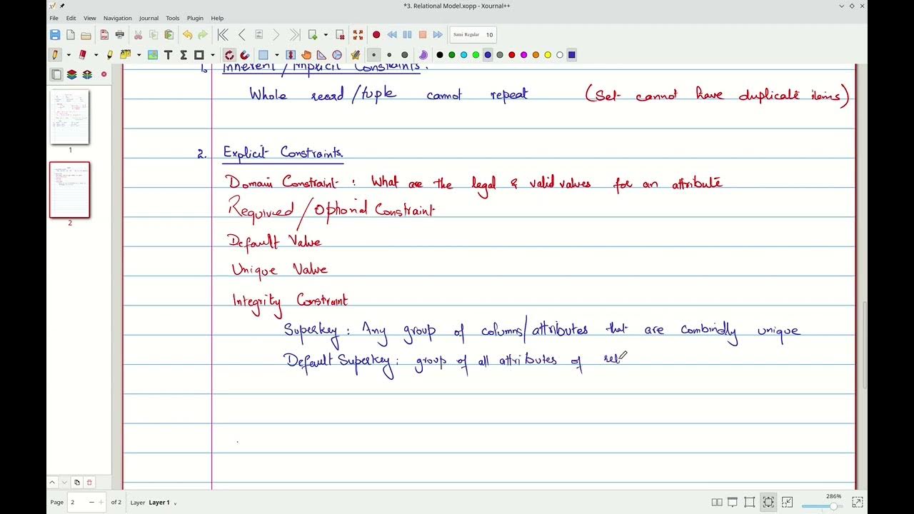 Exploring Explicit Constraints and Semantic Constraints in Relational ...