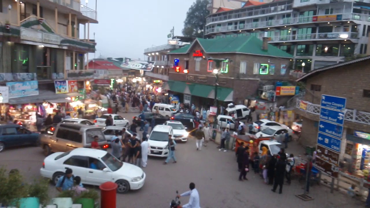 Murree mall road view 😍👌 - YouTube