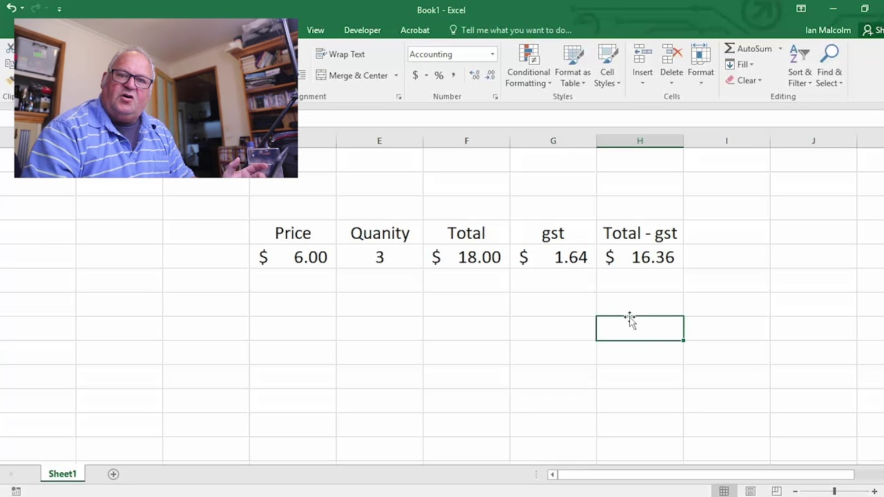 Excel Formulas for carpenters - YouTube