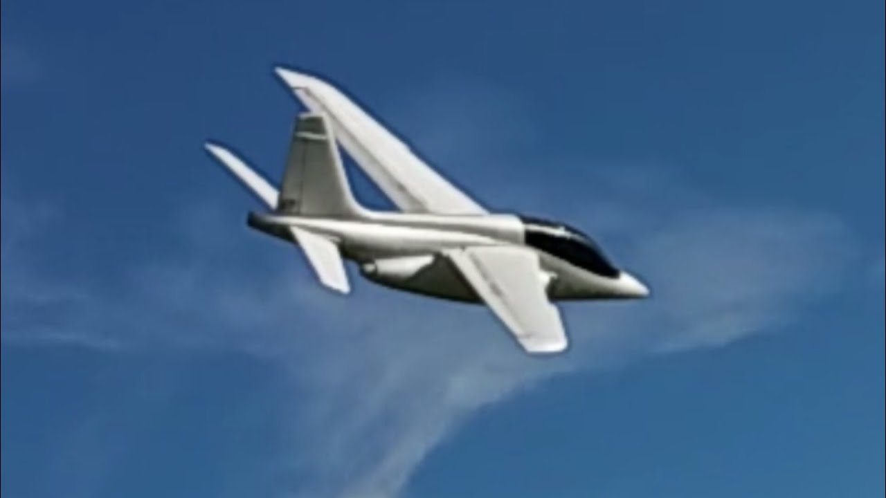 FMS Alpha Jet RC Conversion slope maiden - YouTube