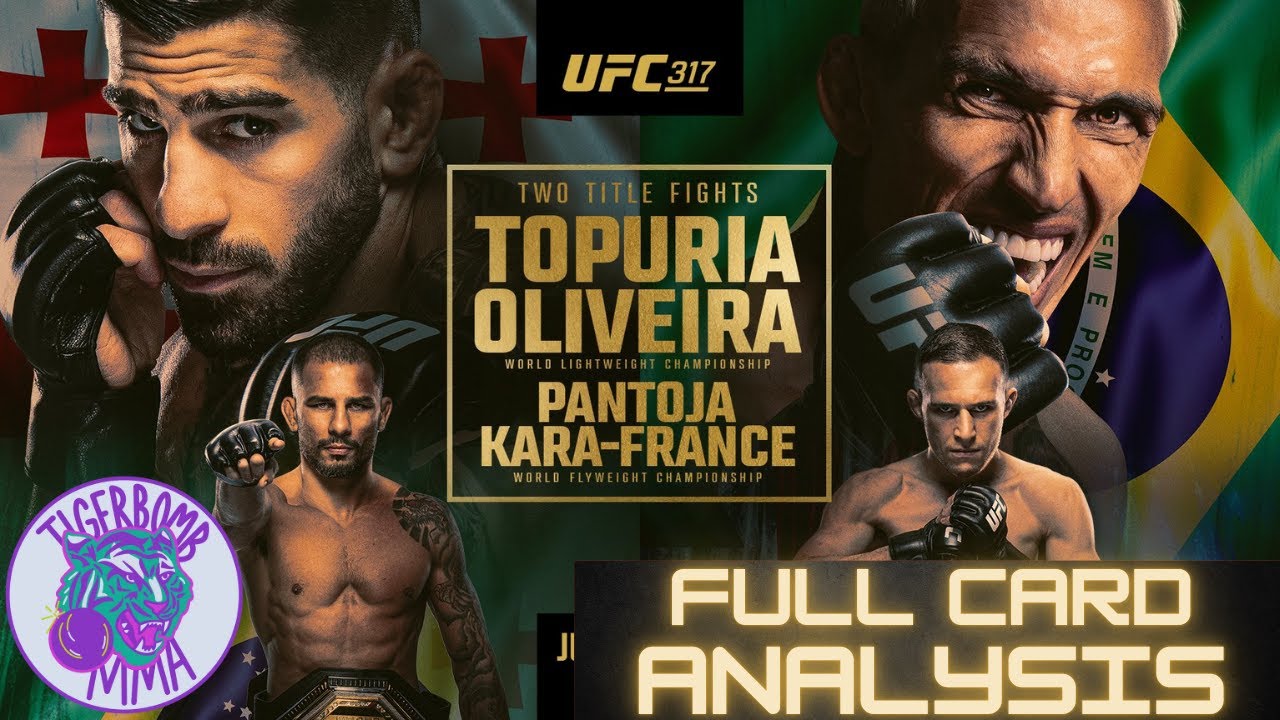 UFC 317 - Topuria vs Oliveira 2 Full Card Analysis & Predictions - YouTube