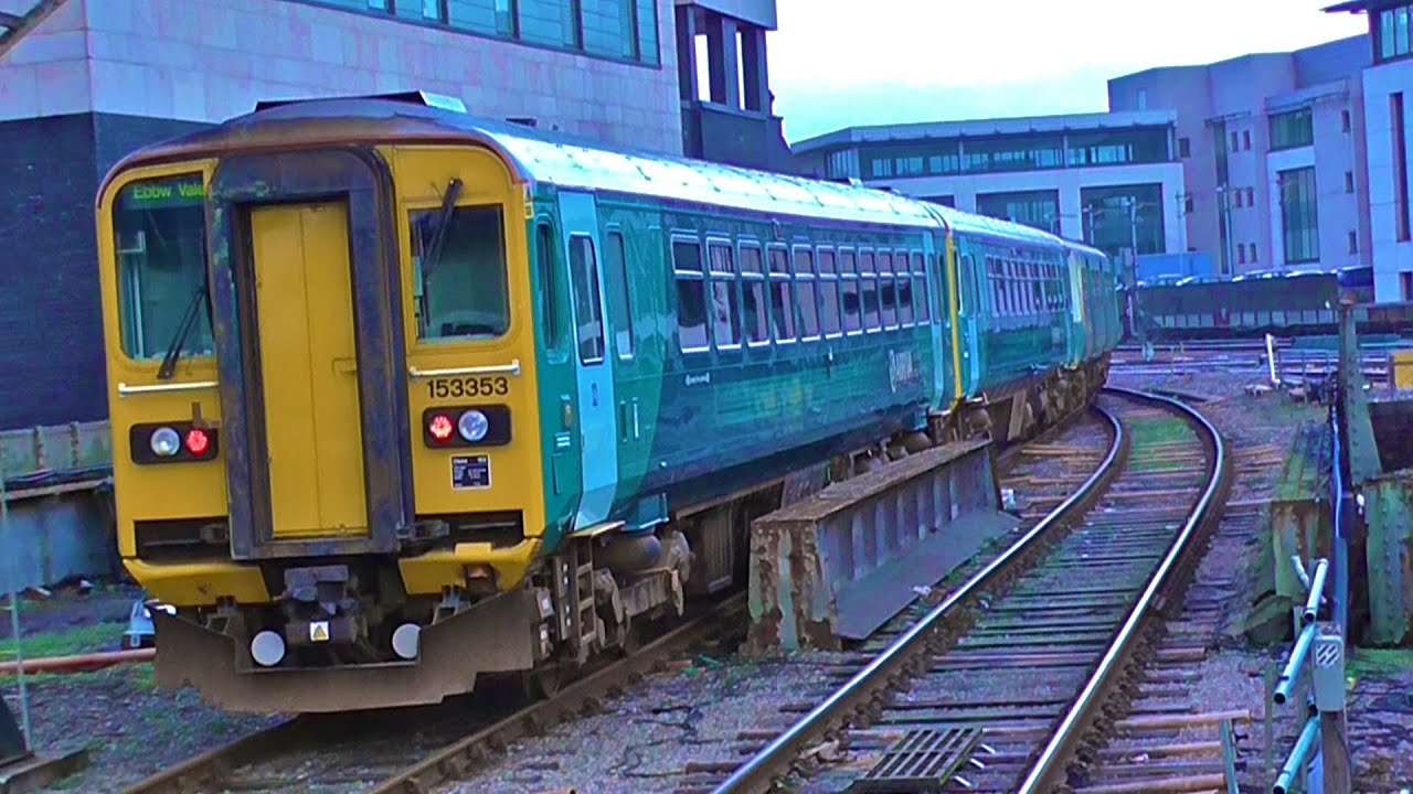 Arriva Trains Wales 150262 + 153327 + 153353 Combo Departs Cardiff ...