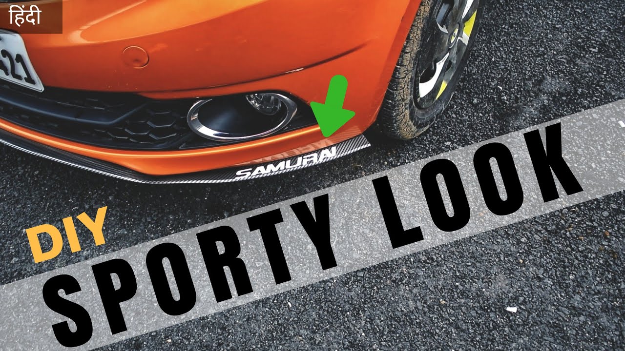 DIY CAR MODIFICATION | Install Rubber Bumper Lip In car | CAR ...