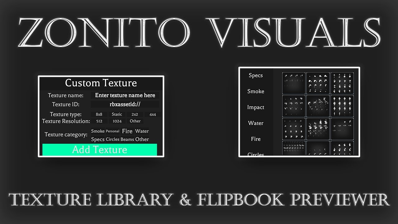 ZonitoVisuals | Flipbook Previewer & Texture Library Plugin - YouTube