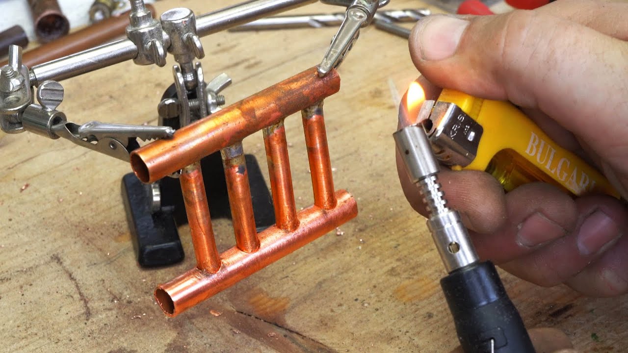 Making Cooling Copper Radiator for my Raspberry pi computer - YouTube