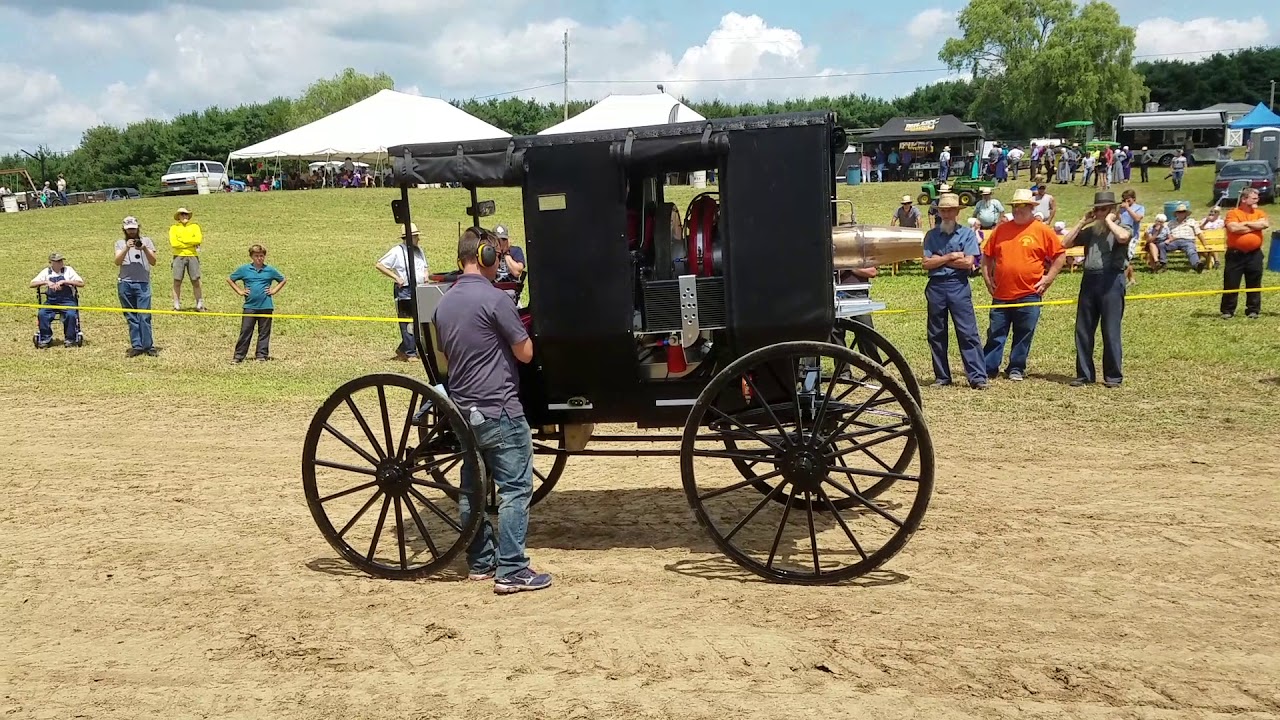 Jet Powered Amish Buggy - YouTube