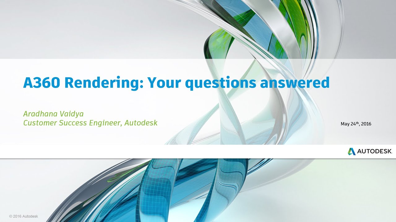 A360 Rendering: Your Questions Answered - YouTube