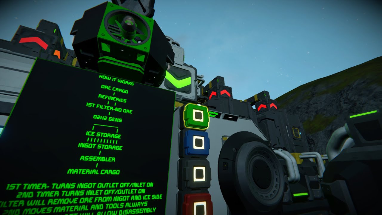 Vanilla Inventory Management in Space Engineers - YouTube