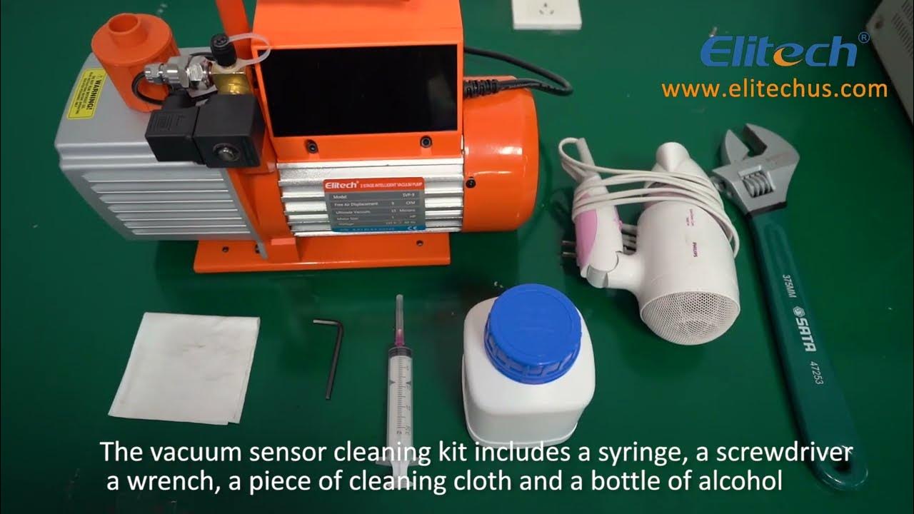 How to clean the vacuum sensor? - YouTube