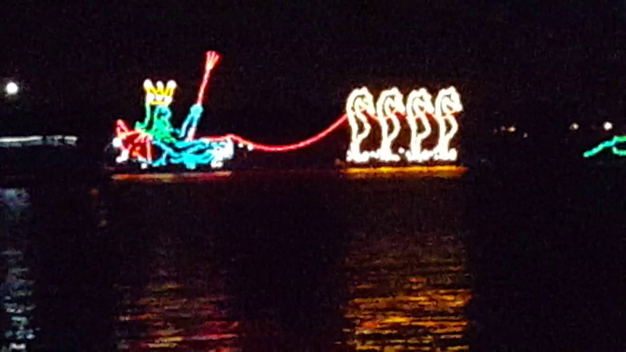 Disney water parade from Fort Wilderness - YouTube