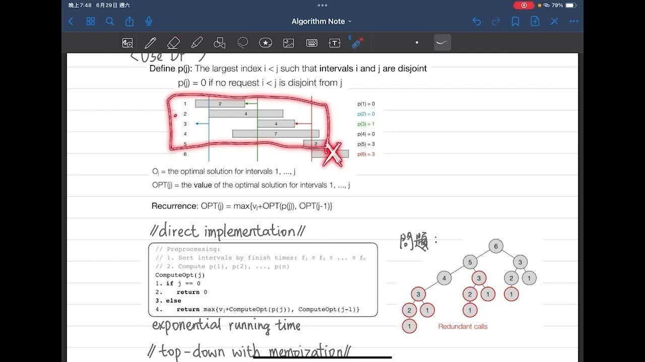 《直播存檔》演算法 Dynamic programming 1 2024/6/29 - YouTube