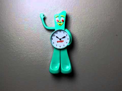 Gumby Waving 3D Motion Clock - YouTube