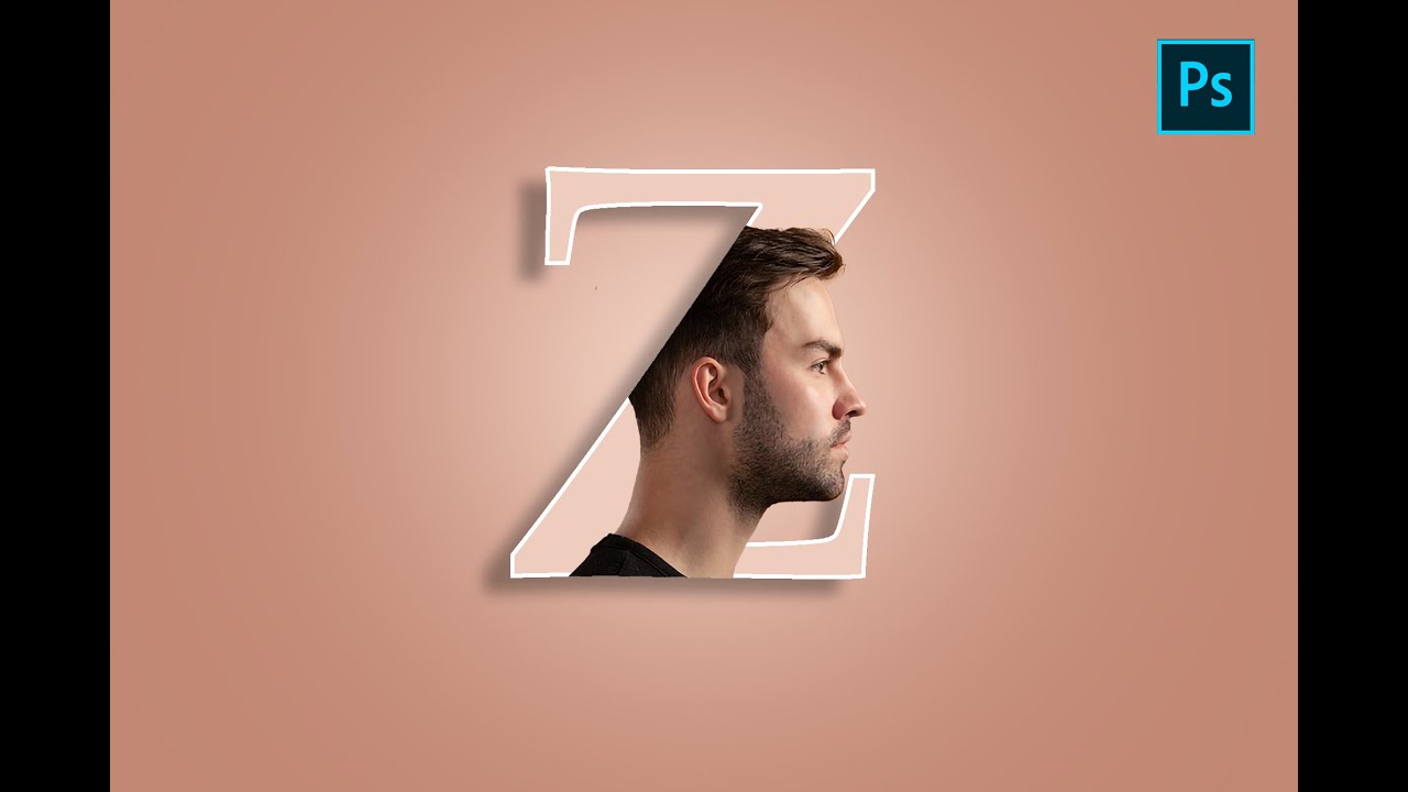 Create Letter Portrait Design in an Easy way | Photoshop CC - YouTube