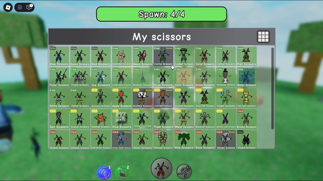 Roblox - Find The Scissors (5 New Scissors) - All 51 Scissors - YouTube