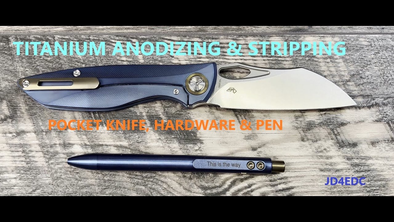 TITANIUM ANODIZING AND STRIPPING - YouTube