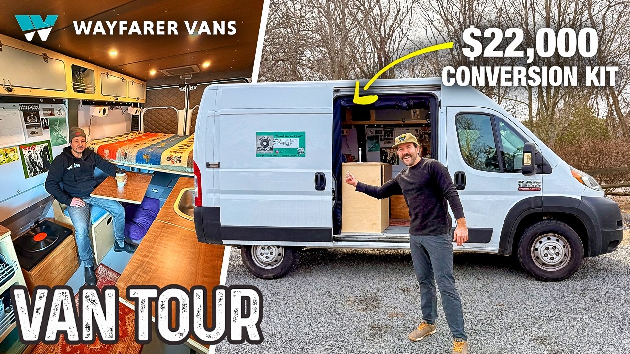 Ram Promaster 136" Compact Van Conversion: Wayfarer Vans Walter Tour ...